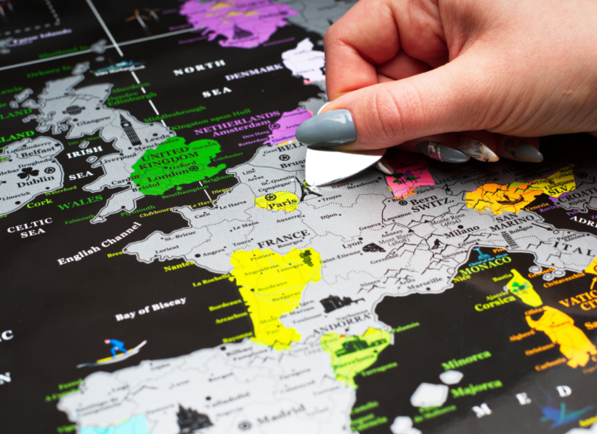 Europe Scratch Off Map | Best Original Scratch Map 2021